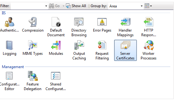 Install PKCS#7 - Internet Information Services (IIS) 7