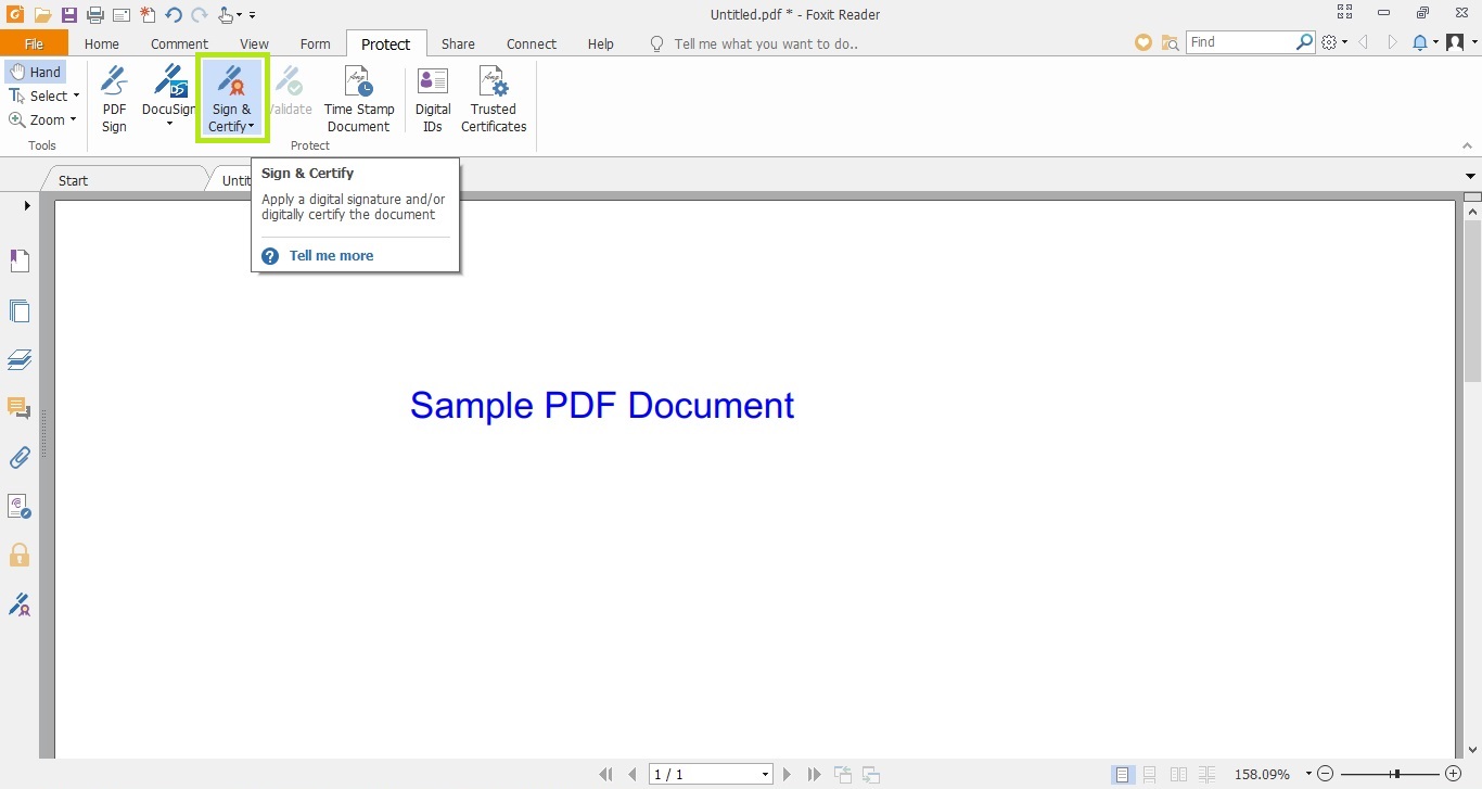 How To Sign A PDF Document Using Foxit Reader